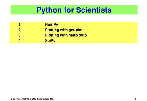 Ppt Python For Scientists Powerpoint Presentation Free Download Id