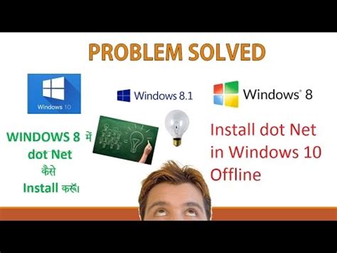 How To Install Dotnet 20 And 35 In Windows 8 And 10 Without Internet