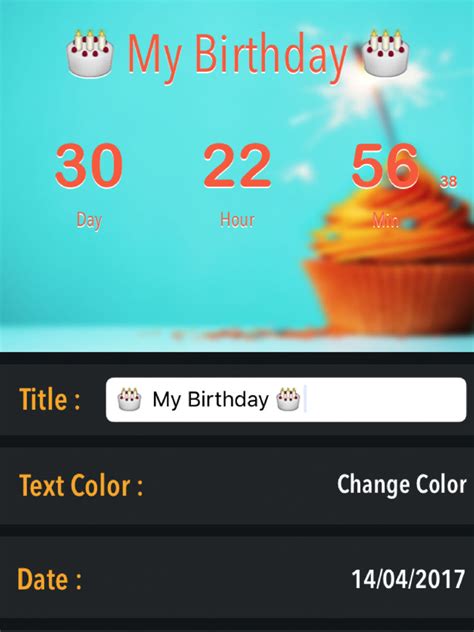 Big Day Countdown Timer Clock And Event Reminderios版 Iphone Ipad Apppureで無料ダウンロード