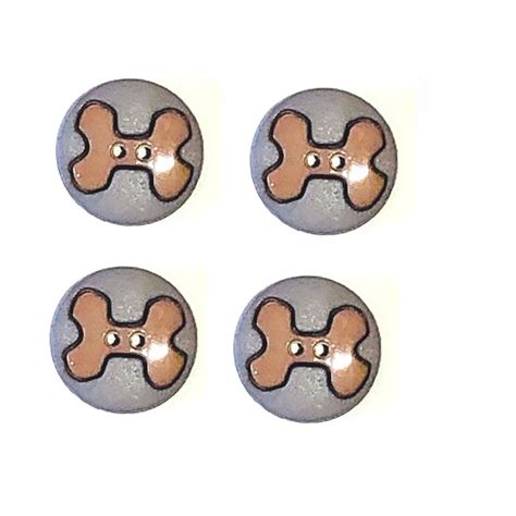 Sew Cute Bones 4 Per Package Novelty Buttons For Sewing And Crafts