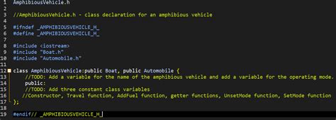 Solved The Base Class For This Workshop Is Called Vehicle Chegg