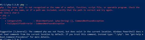 Cannot Run Php Command In Php Dir · Issue 2204 · Microsoftterminal