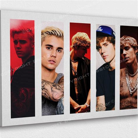 Justin Bieber Poster Etsy