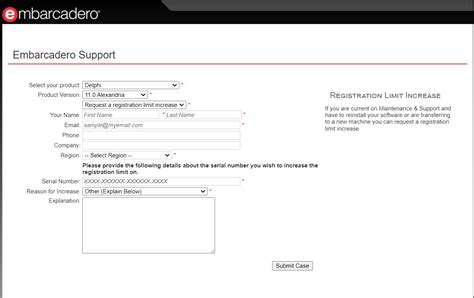 Como Solicitar O “increase” De Licença Do Delphi