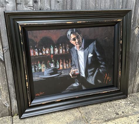 Fabian Perez Black Suit Red Wine Mutualart