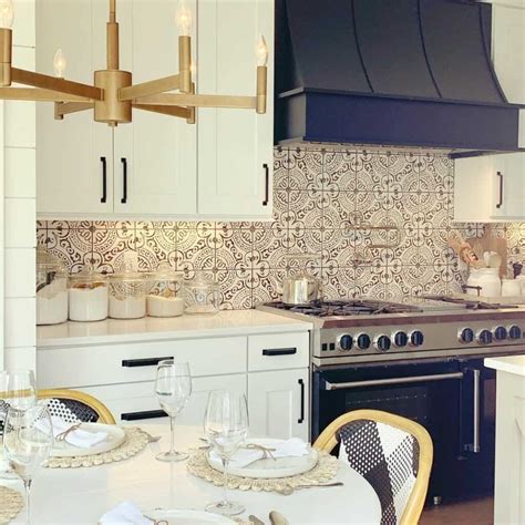 Fun Patterned Tile Backsplash Soul And Lane