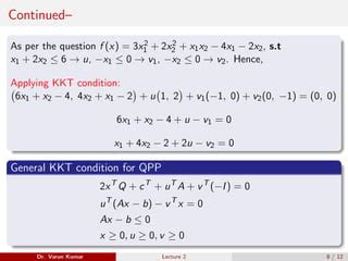 Quadratic Programming Tool Of Optimization PDF Technology Computing