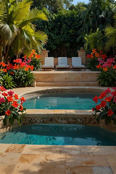 10 Best Flowers For Around The Pool Pool Landscaping Plants Backyard