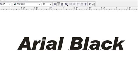 Windows Why Does Arial Black Default To Italic In CorelDRAW Super User