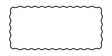 물결 모양의 가장자리가 있는 직사각형 프레임입니다 곡선 테두리가 있는 사각형 모양입니다 빈 텍스트 상자 스탬프 말풍선 태그 또는 레이블이 흰색 배경에 격리되어 있습니다 벡터