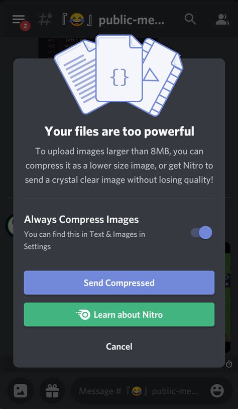 The Video File S MB Doesn T Really Limit Up To MB It S Less Than MB Discord
