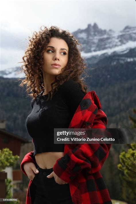 Julia Magrone Poses During Cortinametraggio 2023 On March 26 2023 In
