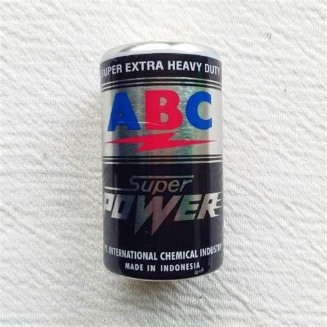 Jual Buah Baterai Abc Hitam Besar Ukuran D R Super Power D Size Battery Abc Jumbo Baterai
