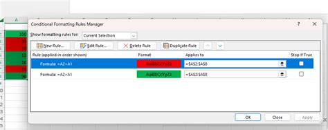 Additional Conditional Formatting For Arrow Symbols R Excel