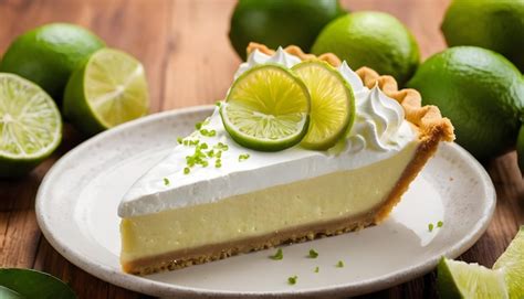 Premium Photo Delicious Slice Of Key Lime Pie