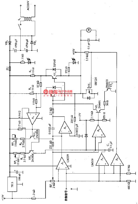 Motor Control Circuit Of Lm339 Motor Control Control Circuit