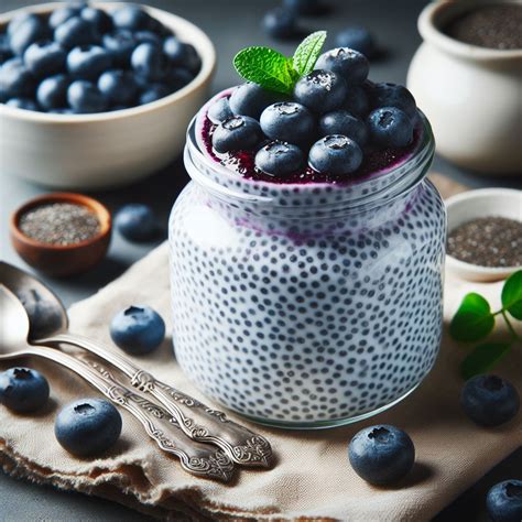 Crohns Friendly Blueberry Chia Pudding Recipe