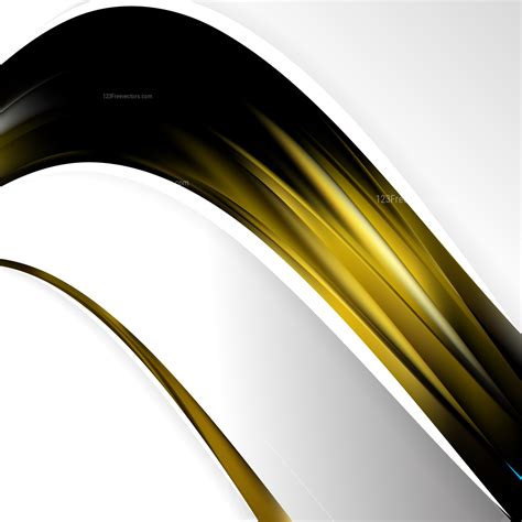 Abstract Gold Wave Background Template