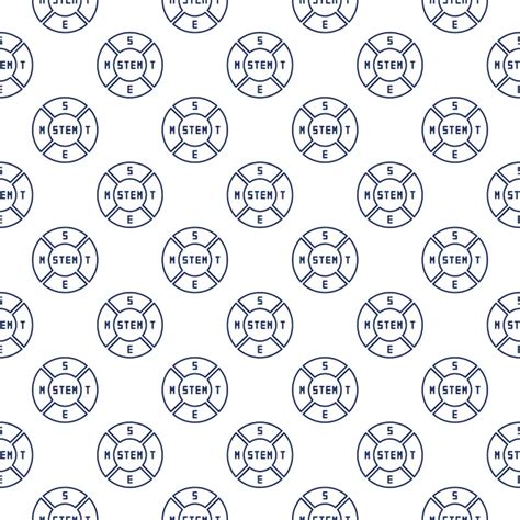 Premium Vector Stem Round Vector Concept Thin Line Seamless Pattern
