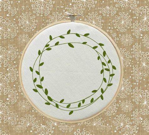 Custom Natural Leaf Frame Simple Leafy Frames Doodles Rustic Etsy