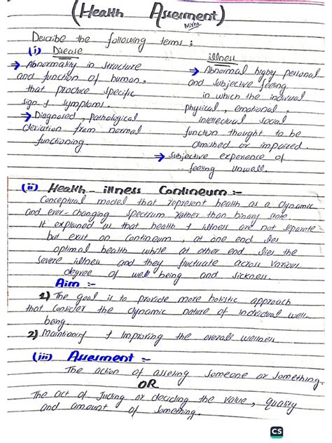 solved question of health assessment checklist provided by mirha pdf