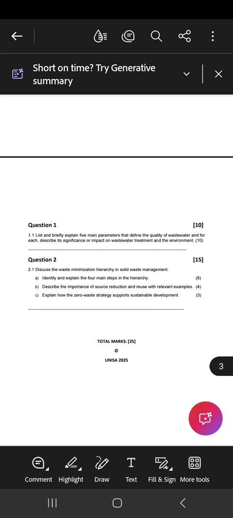 Question 1 List And Briefly Explain Five Main Parameters That Define The