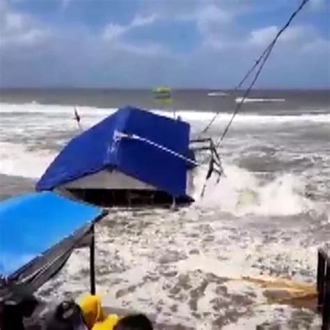 Video Impresionante Temporal En Costa Del Este Infobae