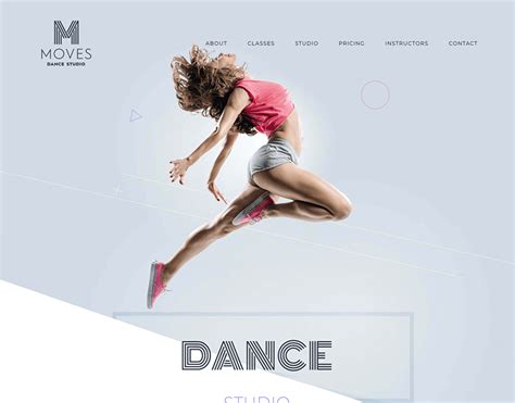 Dance Studio Theme Behance