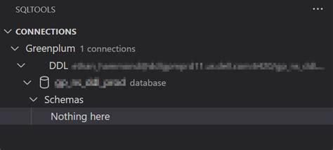 PostgreSQL Connection Reports No Schemas Issue Mtxr Vscode Sqltools GitHub