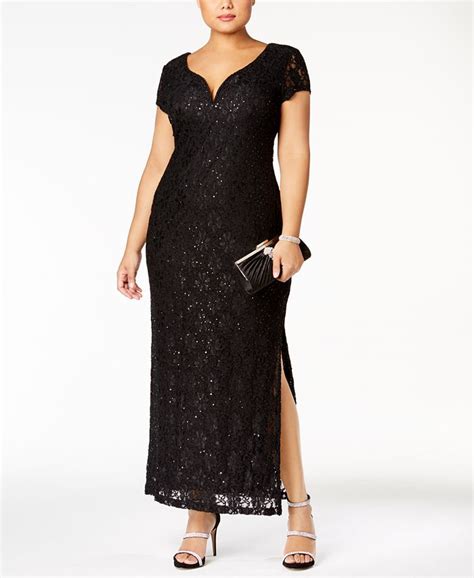 Connected Plus Size Sequined Lace Gown And Reviews Dresses Women Macys