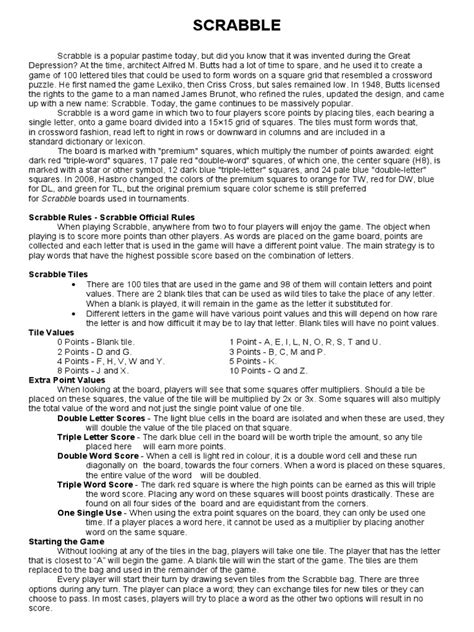 SCRABLE | PDF | Linguistics