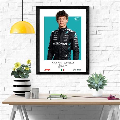 Kimi Antonelli Mercedes Digital Download Print Etsy