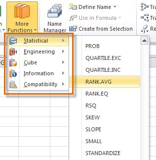 Excel 2010 Working With Basic Functions