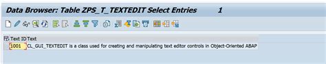 text editor using cl gui textedit displaying text sap community