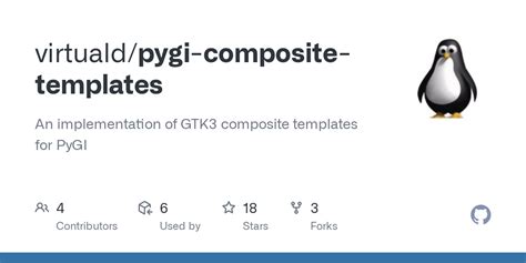 Github Virtuald Pygi Composite Templates An Implementation Of Gtk Composite Templates For Pygi