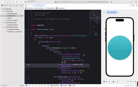 deep bhupatkar on linkedin ios iosdeveloper swiftui code xcode ios17