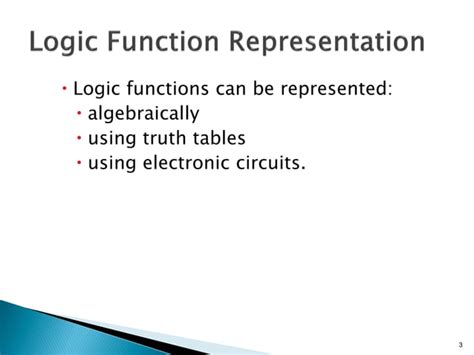 Chapter Logic Functions And Gates PPT