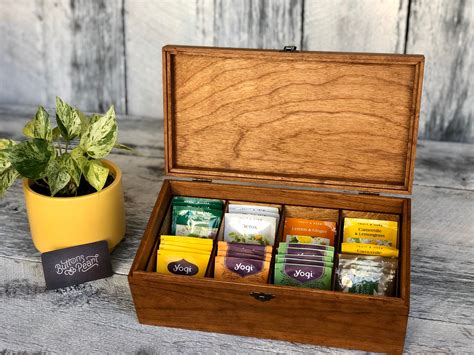 Wooden Tea Box