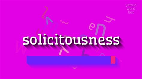 How To Say Solicitousness High Quality Voices Youtube