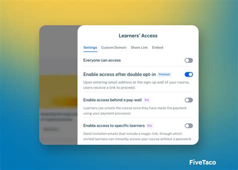 Mini Course Generator Fivetaco