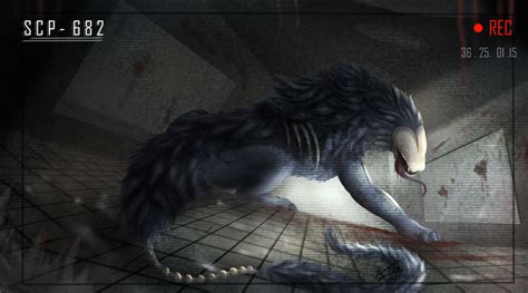 Fan Art Scp 682 By Kinotoha On Deviantart