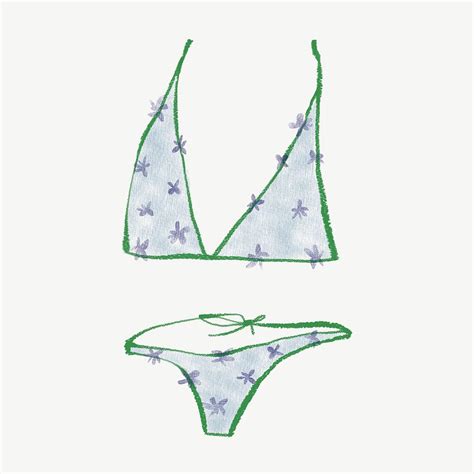 Women S Bra And Panty Doodle Premium PSD Rawpixel