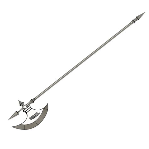 🎭 Limbus Company Sinclairs Halberd・ Stl File For 3d Printing・cults