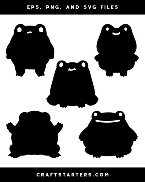 Frog Silhouette Svg