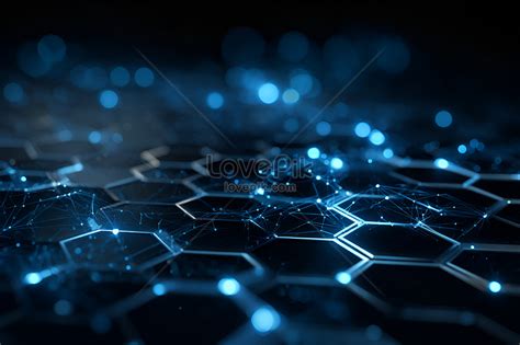 디지털 연결은 미래 기술 네트워크를 보여줍니다