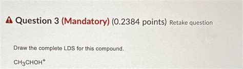 Solved Question 3 Mandatory 0 2384 ﻿points ﻿retake