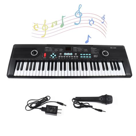 Keys Keyboard Piano Electronic Digital Piano With Built In Speaker Microphone Portable