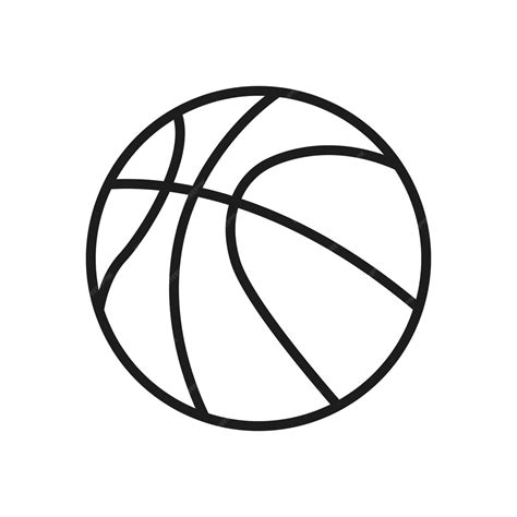Basketball Line Art Basketball Vector Basketball Illustration Sports