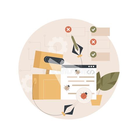 Automation Testing Abstract Concept Vector Illustration Stock Vector Illustration Of Service