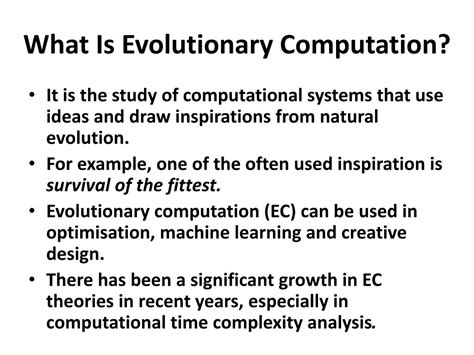 Ppt From Evolutionary Computation To Ensemble Learning Powerpoint